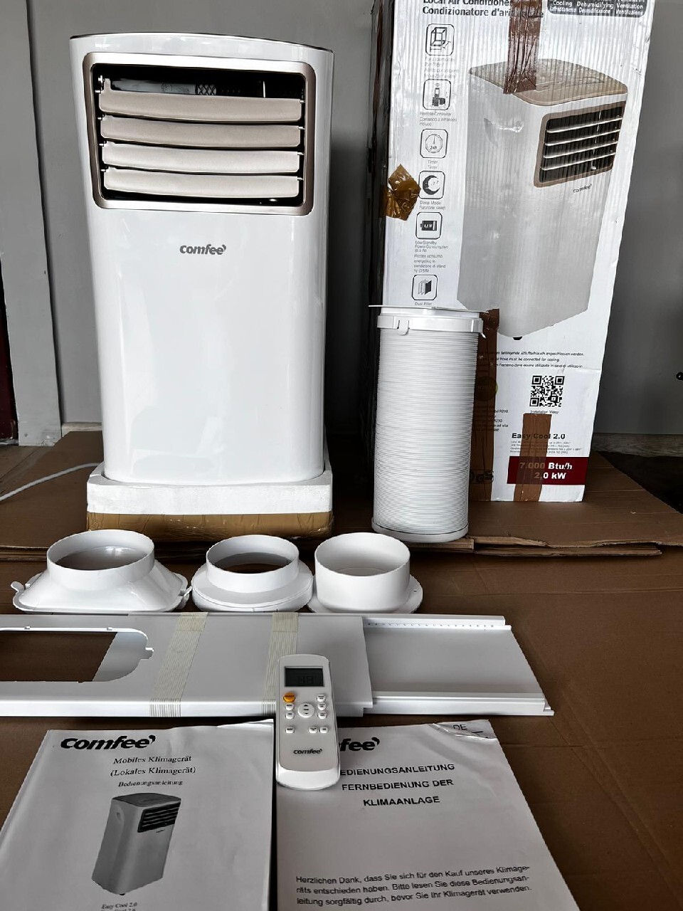 Klimatyzator przenośny wolnostojacy 2 KW chłodzenie osuszanie wentylcja ...