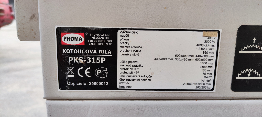 Piła stolowa Proma PKS-315P | Ciechocinek | Ogłoszenie na Allegro Lokalnie