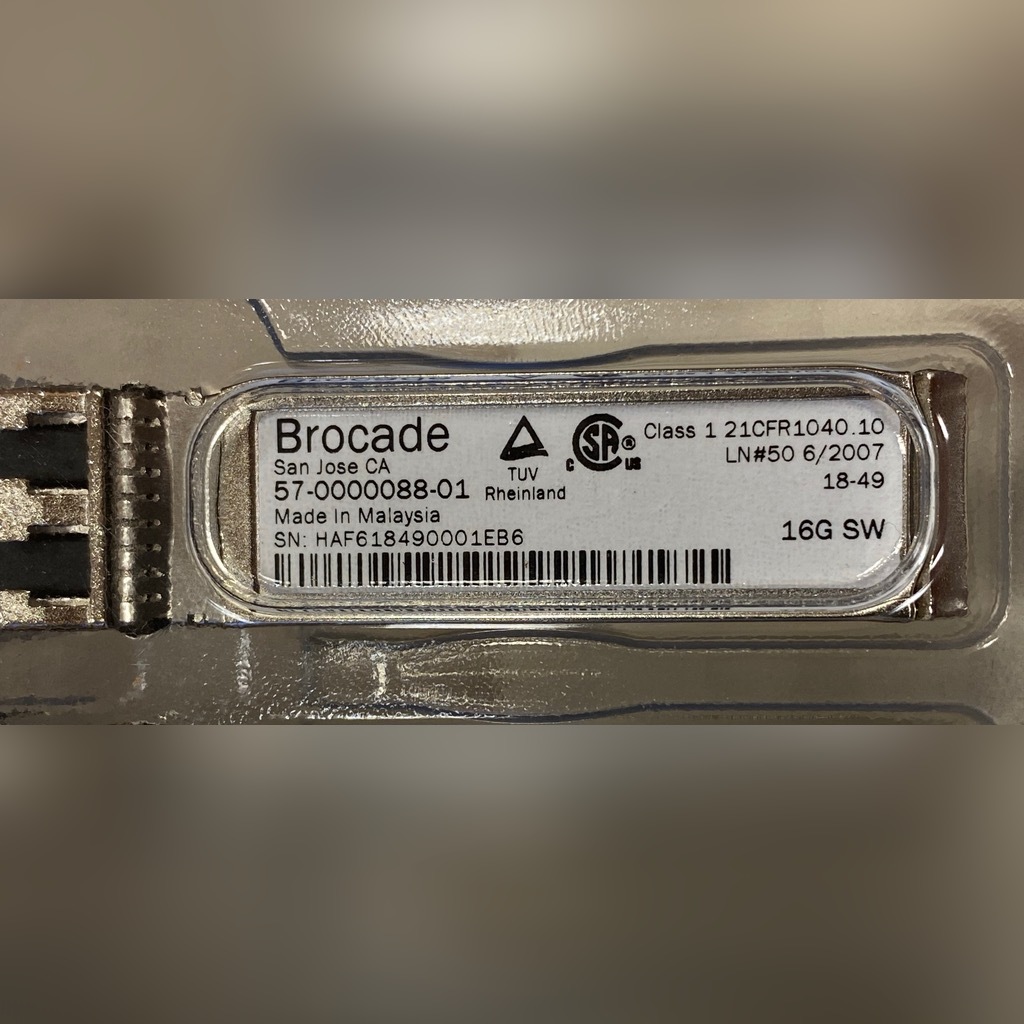 Wkładka Brocade FC 16GB SFP+ 57801 | Olsztyn | Kup teraz na Allegro ...