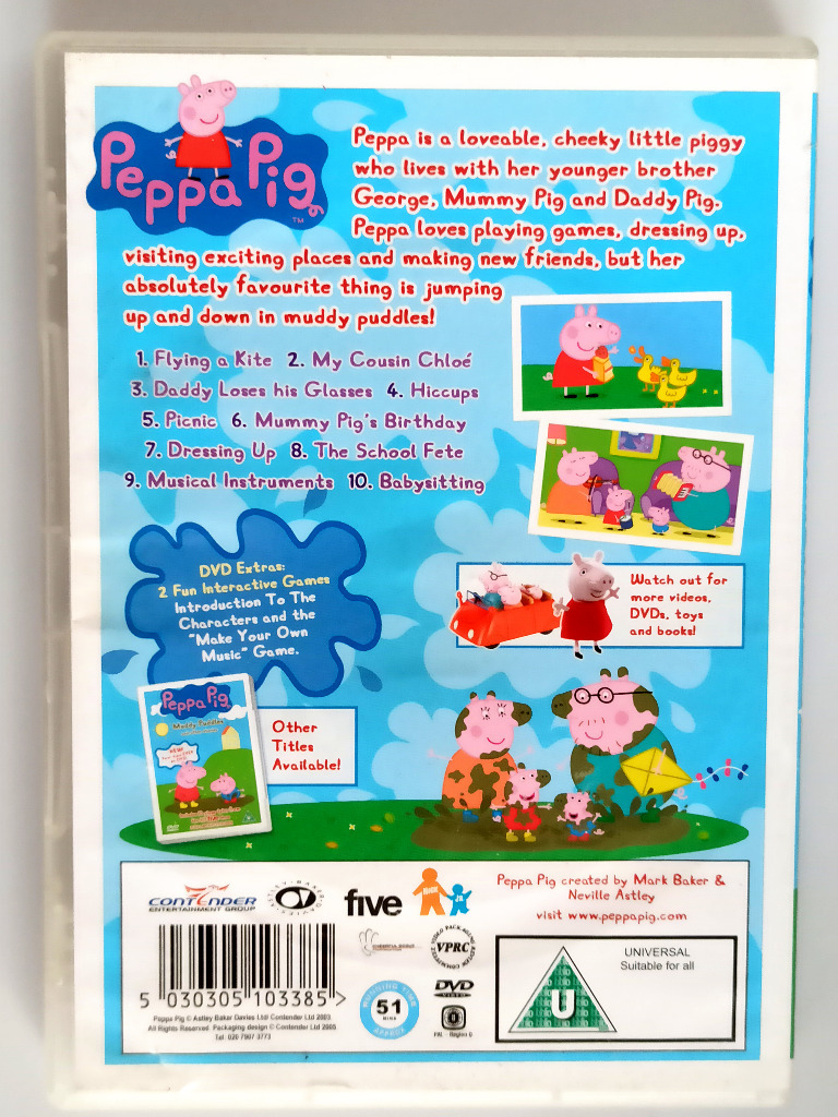 Peppa Pig Flying a Kite and other Stories film DVD | Koziegłowy | Kup ...