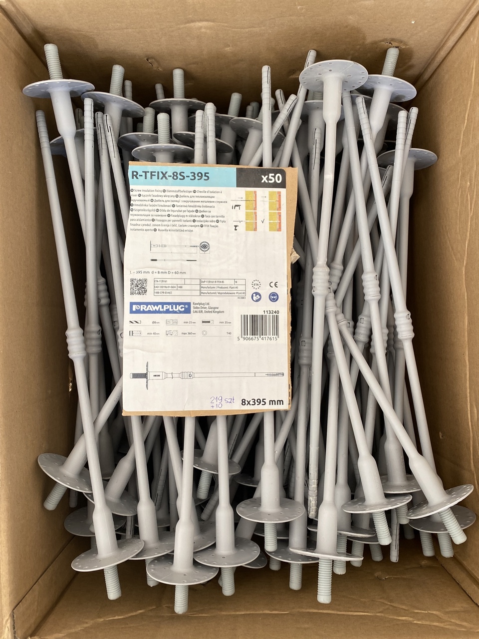 Kołki fasadowe wkręcane Rawlplug R-TFIX-8S-395 | Przemyśl | Kup teraz ...