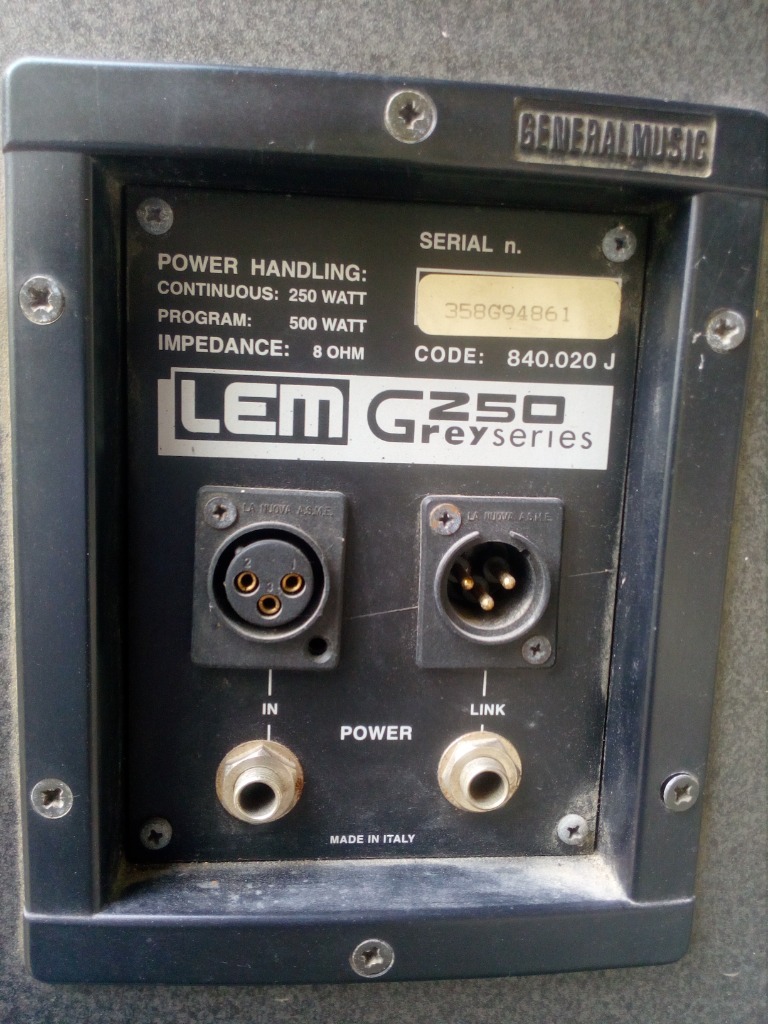 Kolumny LEM Grey Series 250 8 Ohm | Jawor | Ogłoszenie na Allegro Lokalnie