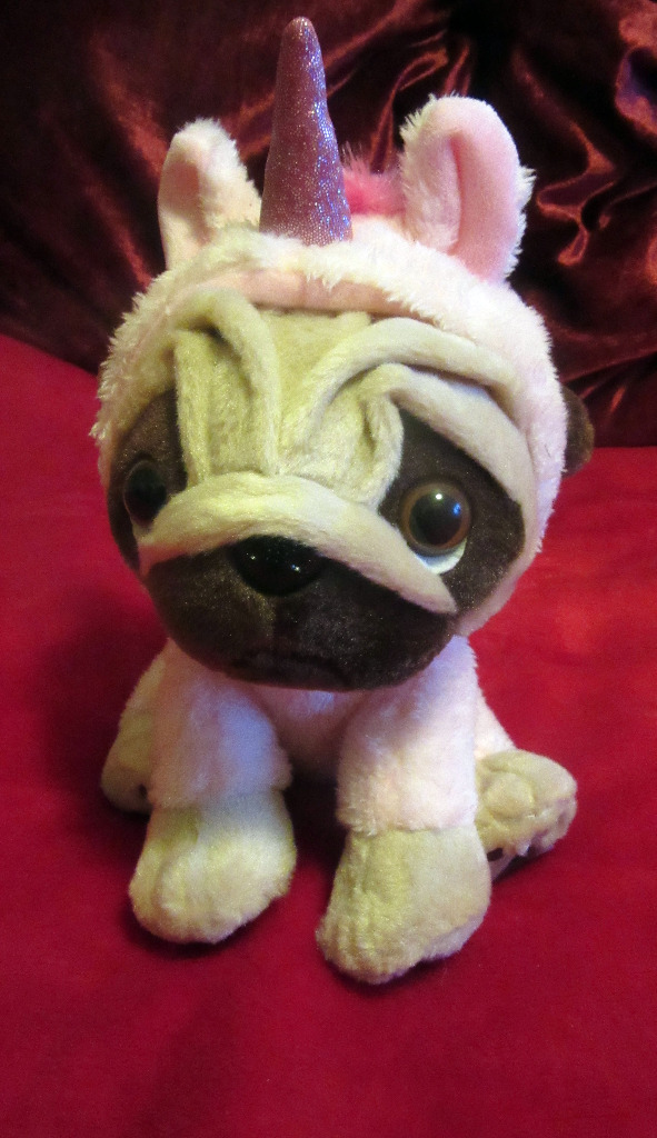 Mops mopsik Piesek w ubranku Jednorożec Maskotka | Kraśnik | Kup teraz ...