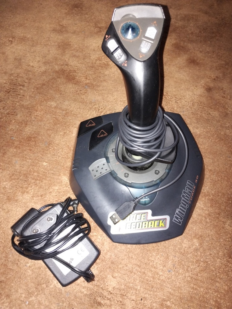 Joystick Logitech Wingman Force 3D feedback | Wieliczka | Kup teraz na ...
