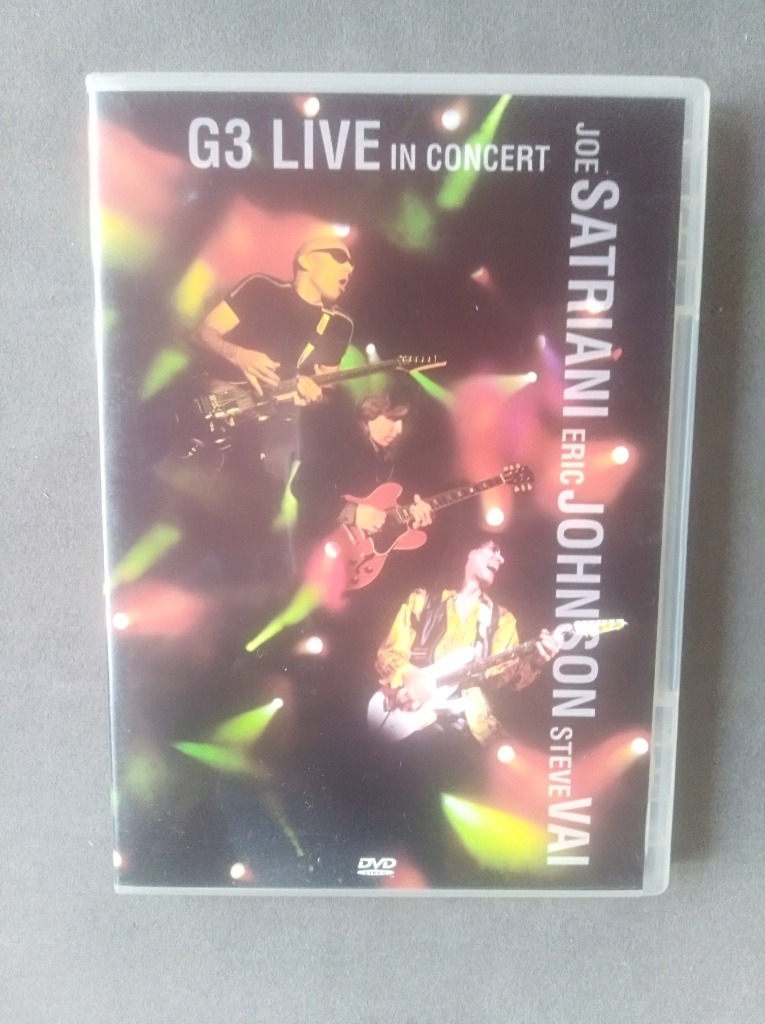 G3 Live in Concert Joe Satriani Johnson Vai DVD | PUŁAWY | Kup teraz na ...