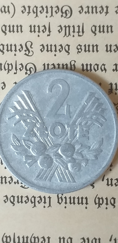 Moneta PRL 2 zł Jagody Kłosy 1974 | Paczków | Kup teraz na Allegro Lokalnie