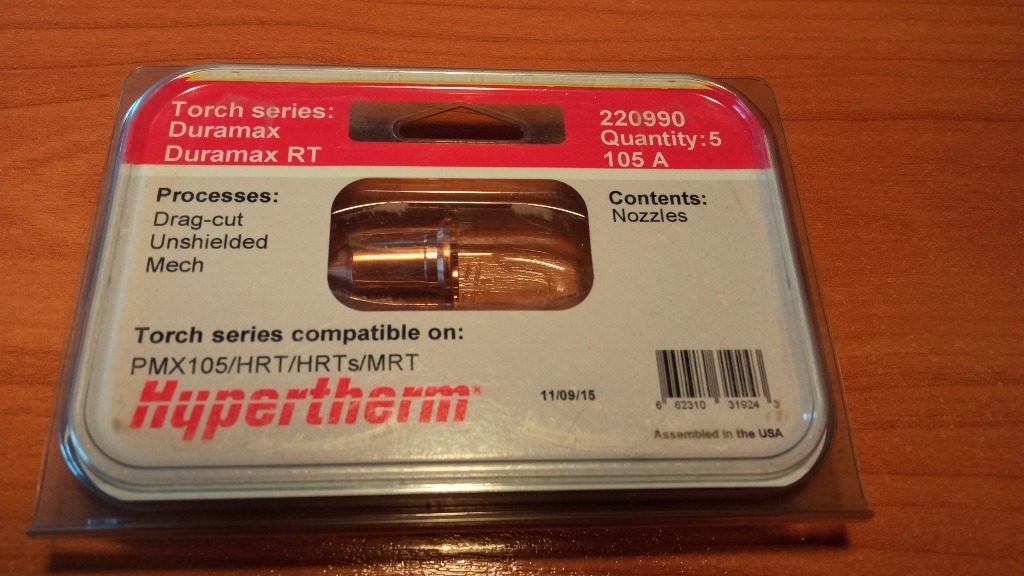 Dysza Plazma Hypertherm 220990 105A DuramaxRT | Kraków | Kup teraz na ...