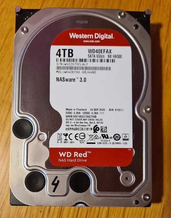 Dysk twardy WD Red WD40EFAX 4TB SATA III Western Digital | Jerzykowo ...