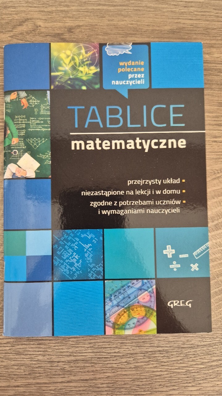 Tablice matematyczne.Wydawnictwo GREG | Katowice | Kup teraz na Allegro ...