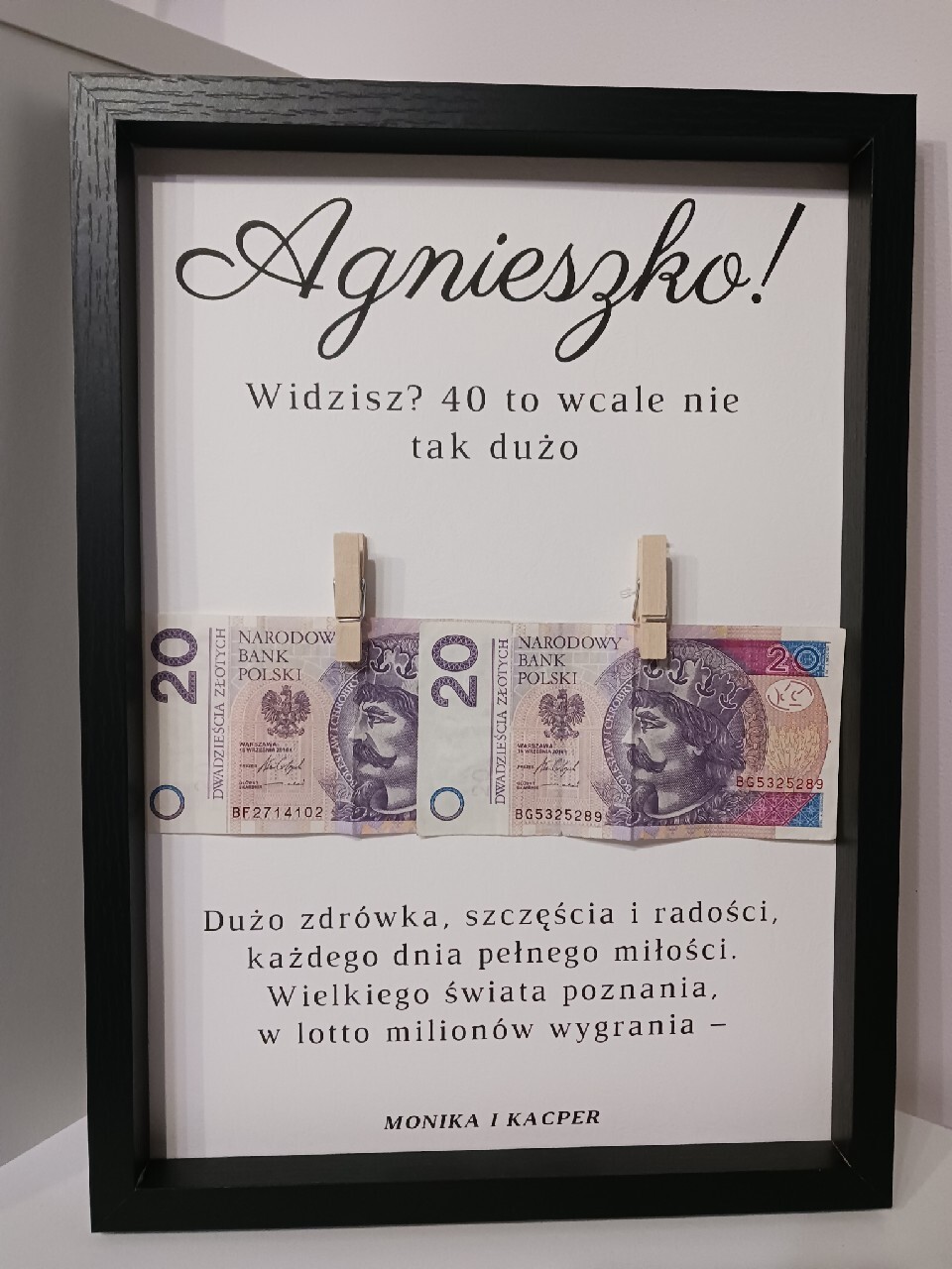 Prezent na 40 urodziny, czterdzieste urodziny | Siepraw | Kup teraz na ...