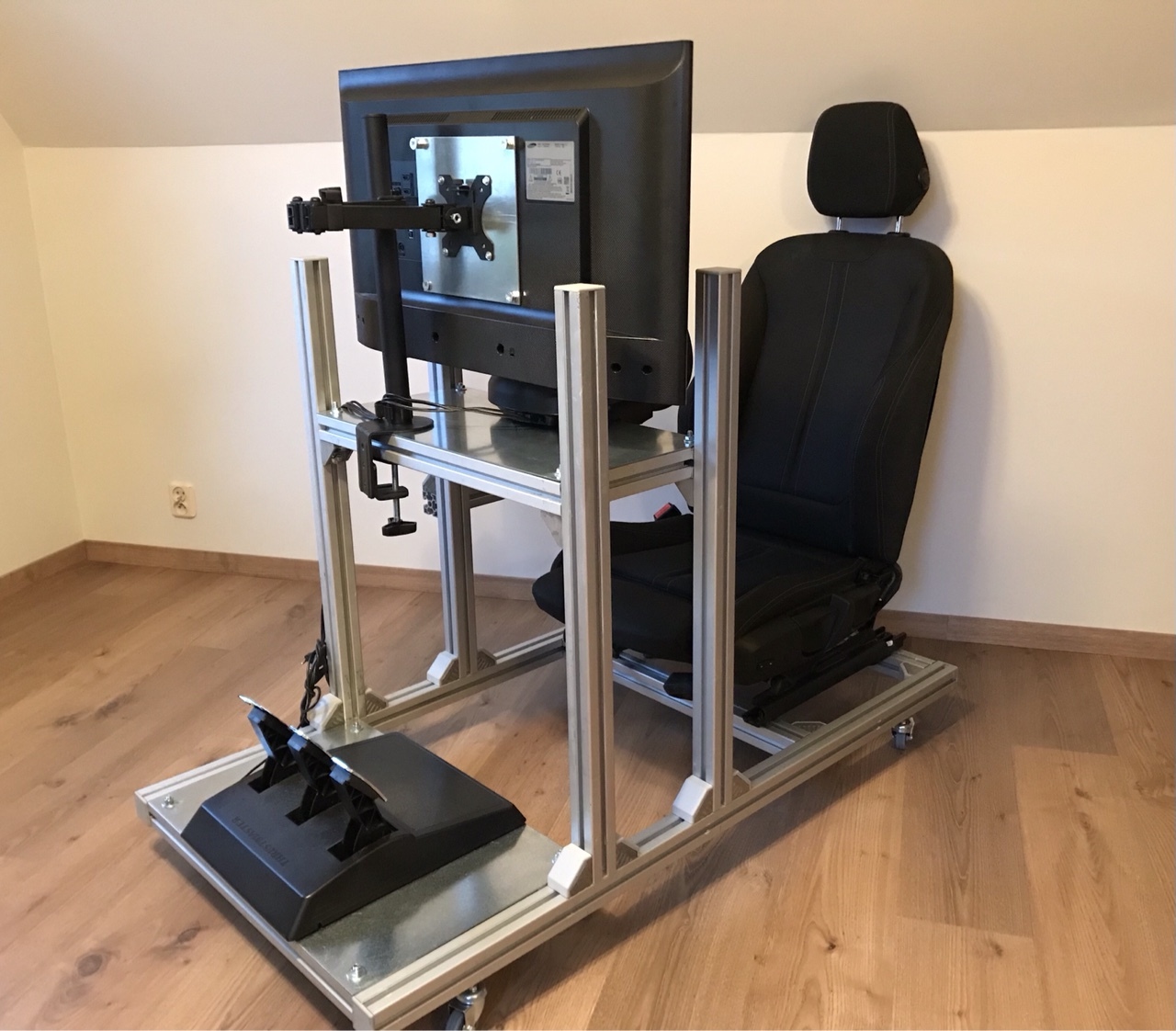 Simrig/Stelaż aluminiowy simracing | Białystok | Kup teraz na Allegro ...