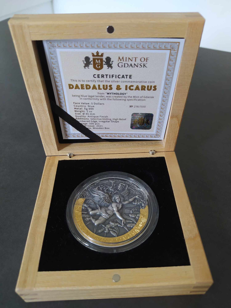 DEDAL I IKAR - MITOLOGIA (Mennica Gdańska) | Toruń | Kup teraz na ...