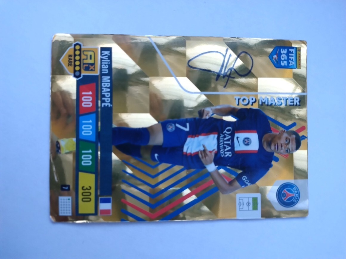 Karta piłkarska Top master Mbappe | Warszawa | Ogłoszenie na Allegro ...