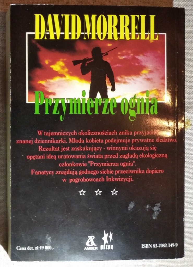 David Morrell - Przymierze ognia | Warszawa | Kup teraz na Allegro Lokalnie