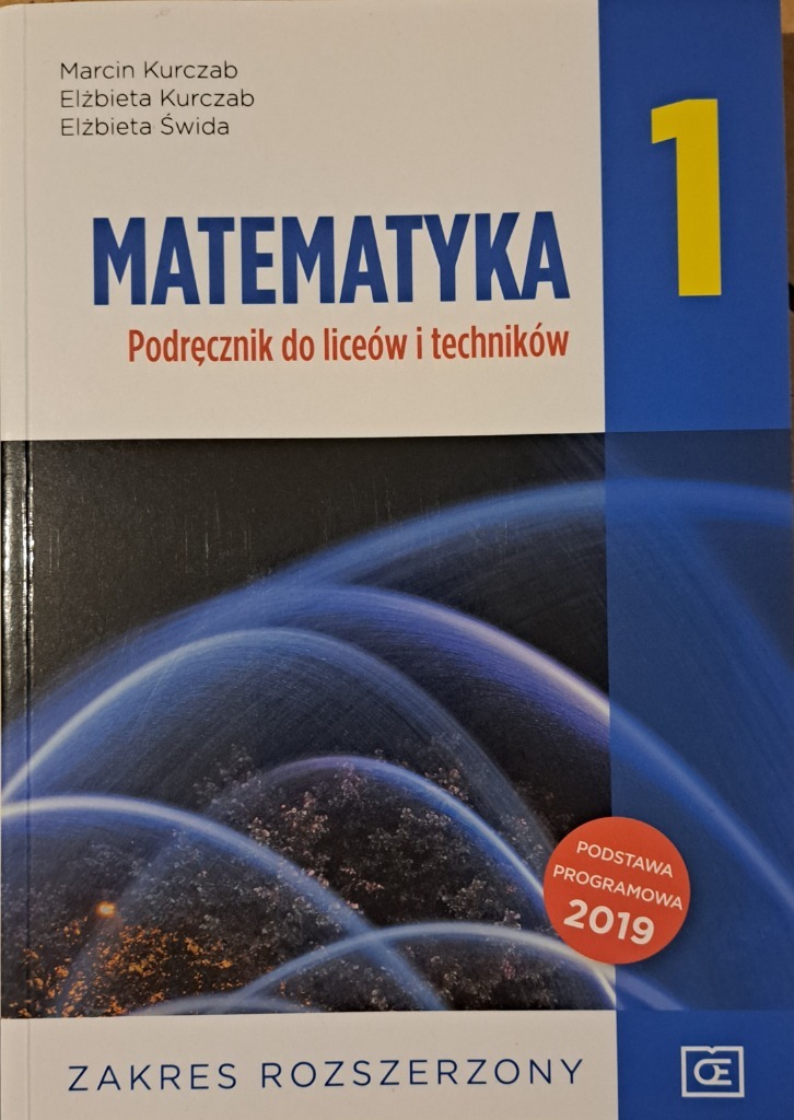 Matematyka podrecznik klasa1 rozszerzony Kurczab | Żywiec | Kup teraz na Allegro Lokalnie