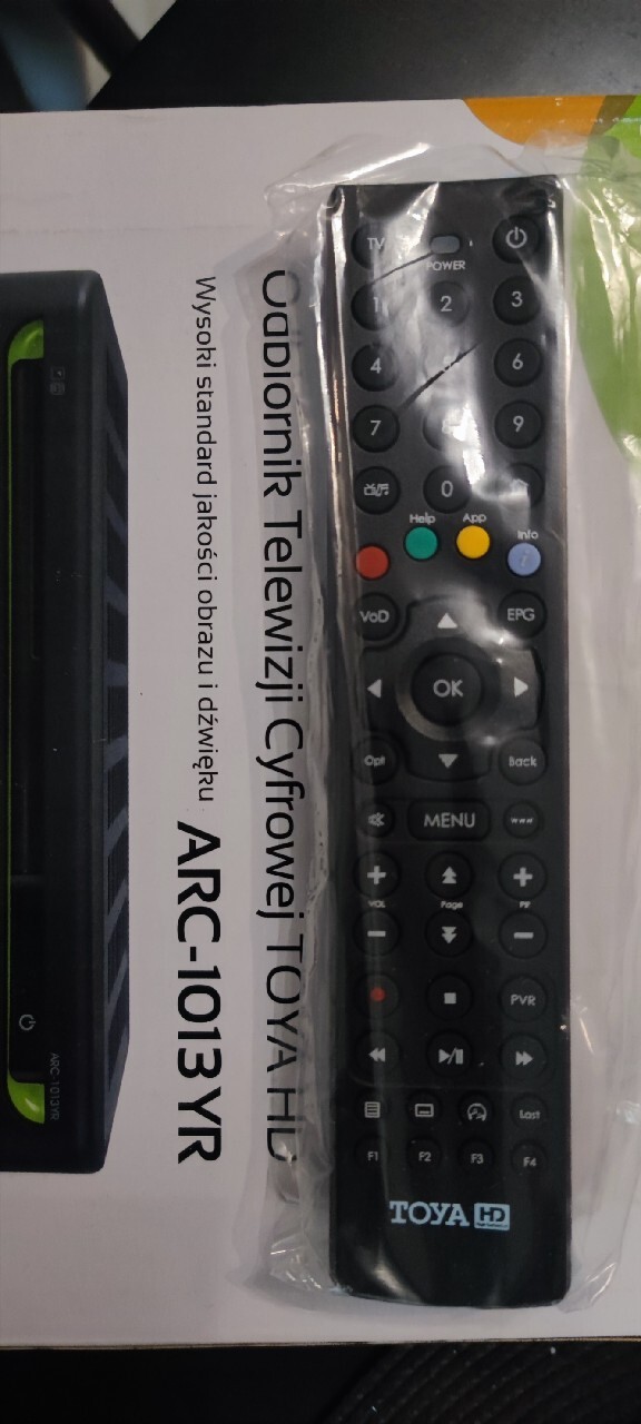 Nowy oryginalny pilot do dekodera TV Toya HD | Łódź | Kup teraz na Allegro Lokalnie