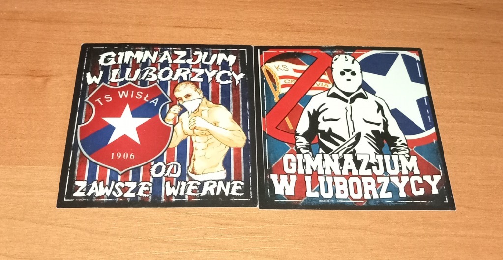 Vlepki wlepki Wisła Kraków Luborzyca szkolne | Kraków | Kup teraz na ...