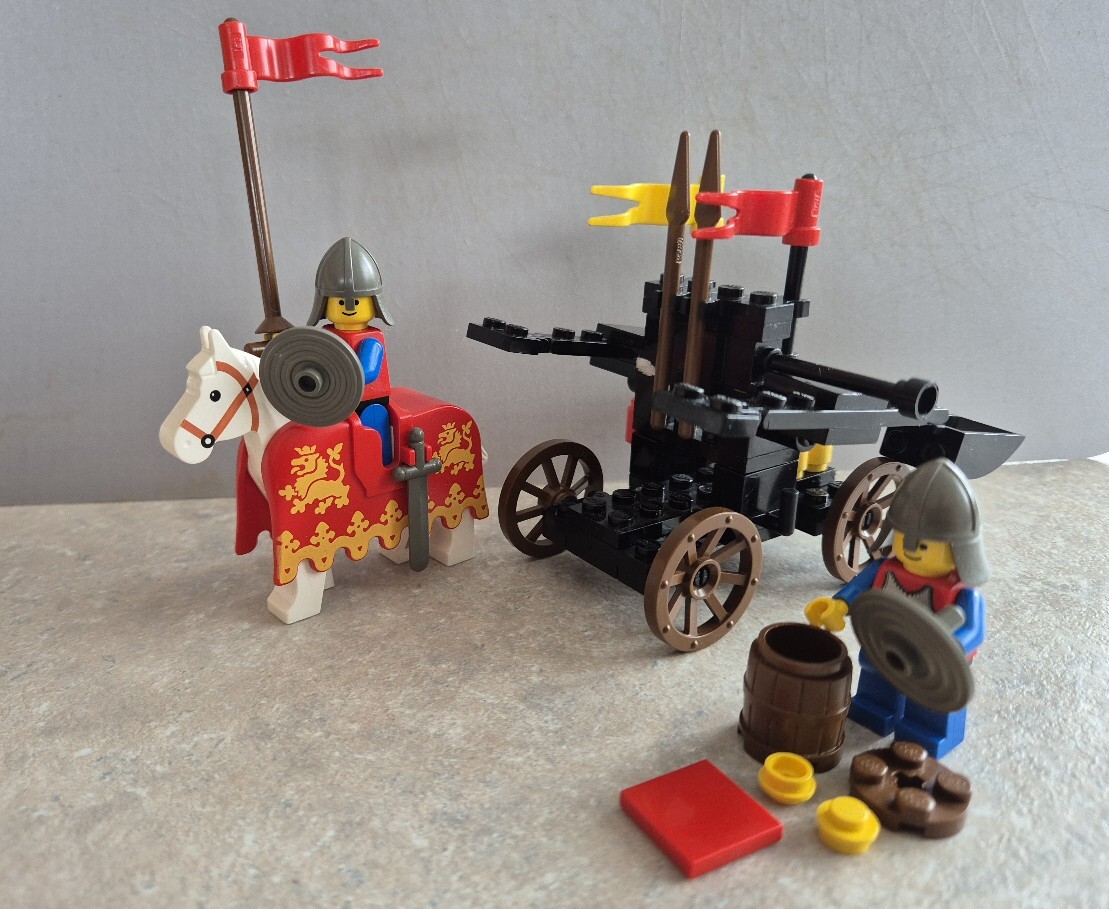 LEGO system 6039 Castle Twin Arm Launcher Zamki i rycerze 1988 ...