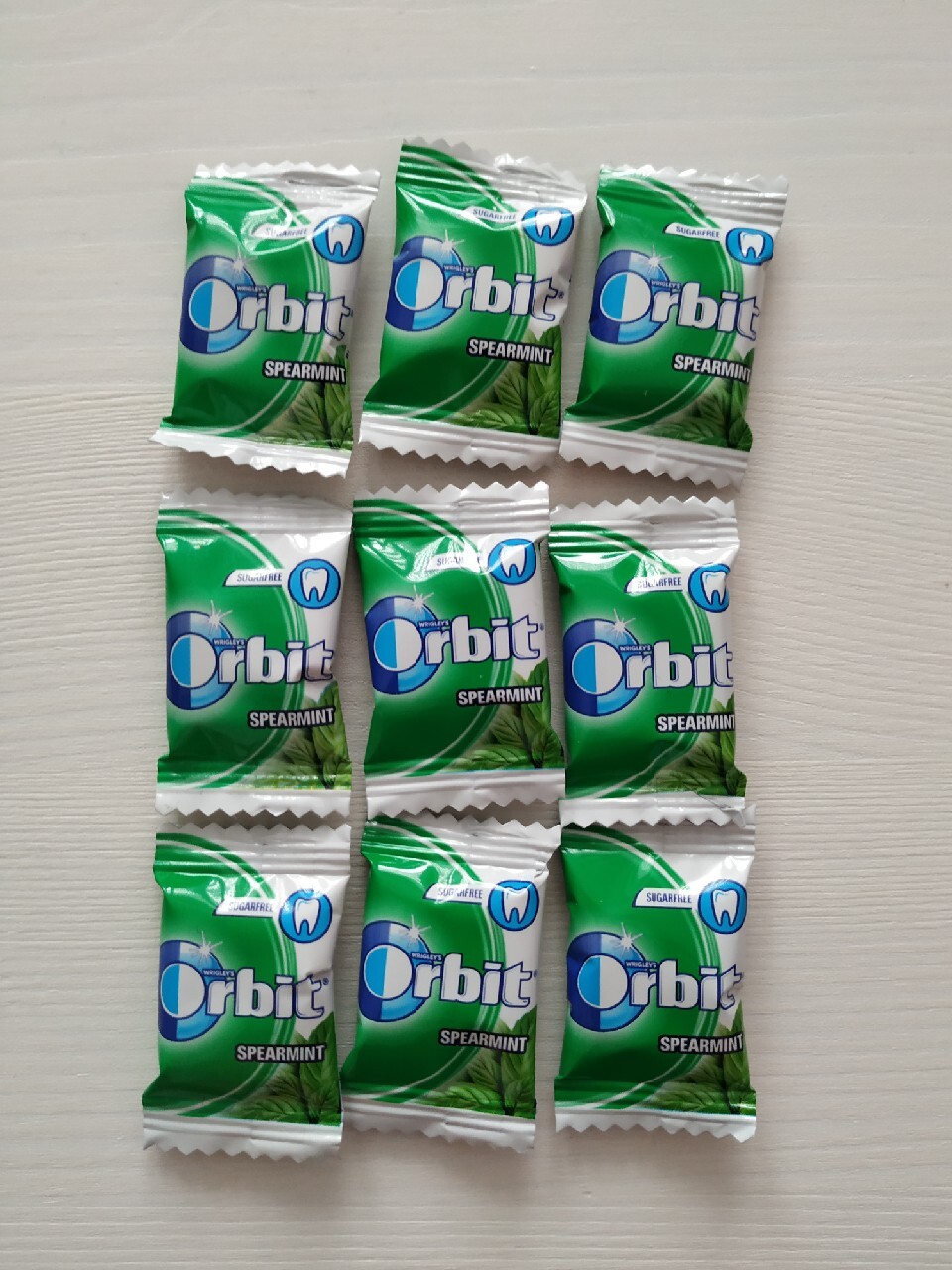Guma Orbit Spearmint 9 saszetek po 2 sztuki | Skawina | Kup teraz na ...