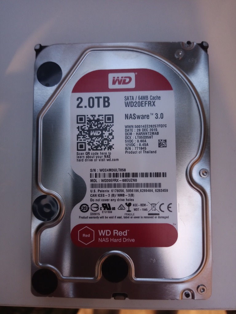 DYSK WESTERN DIGITAL WD20EFRX-68EUZN0 2 TB 2000 GB | Nisko | Kup teraz ...