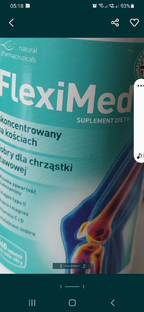 Fleximed na stawy doskonały..Długi termin waznosci | Poznań | Kup teraz ...