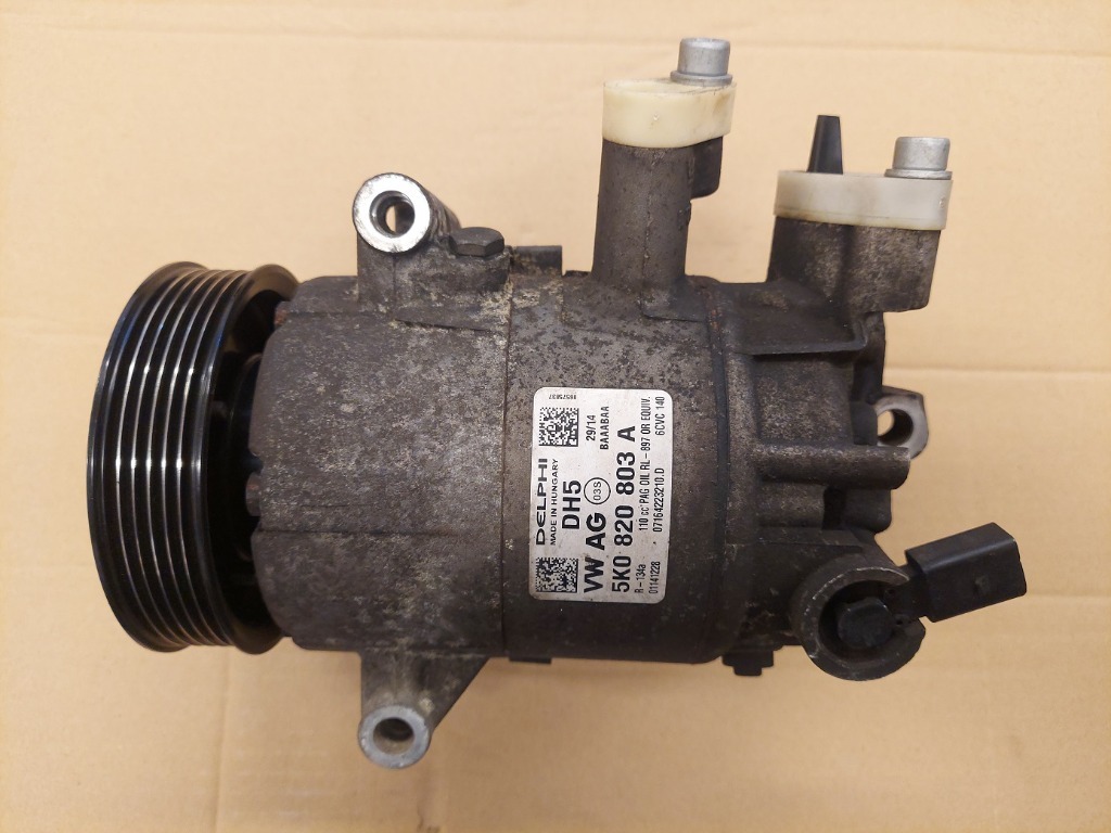 KOMPRESOR KLIMATYZACJI VW 5K0820803A | Będzin | Kup teraz na Allegro ...