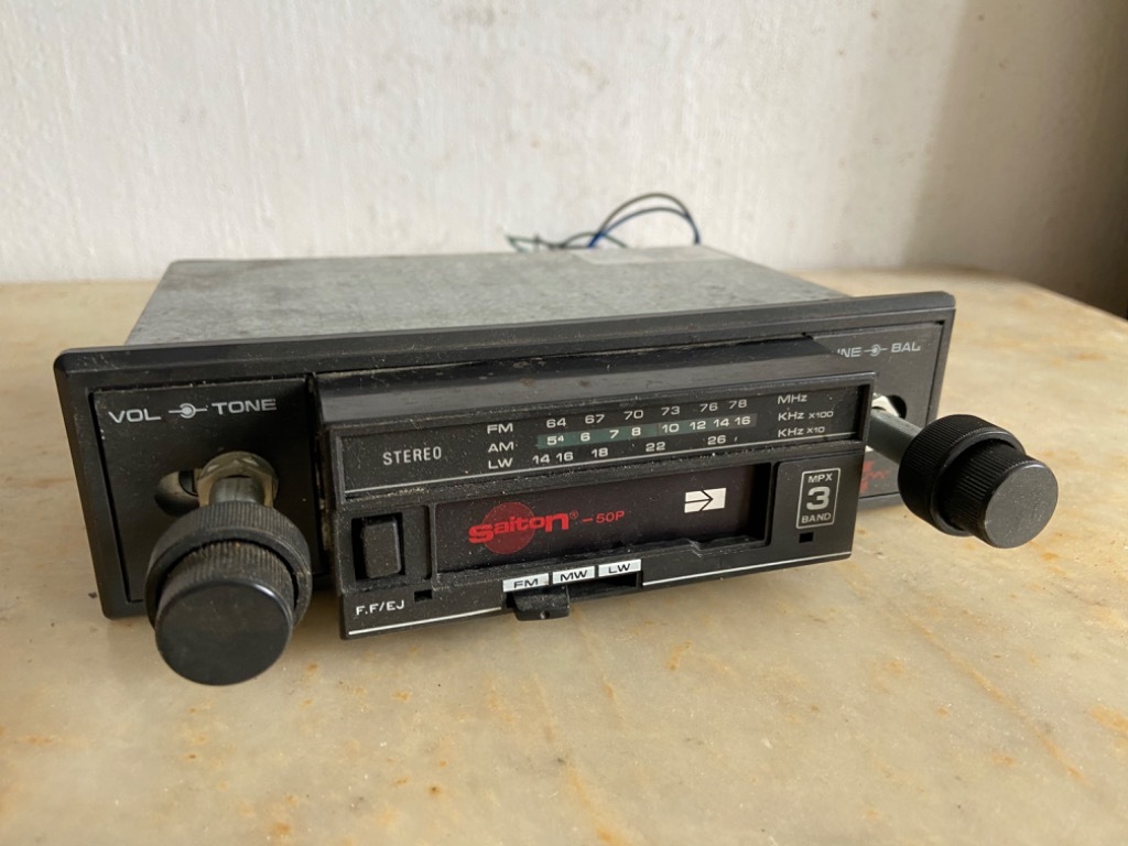 Radio samochodowe retro Saiton 50P YoungTimer | Warszawa | Ogłoszenie ...