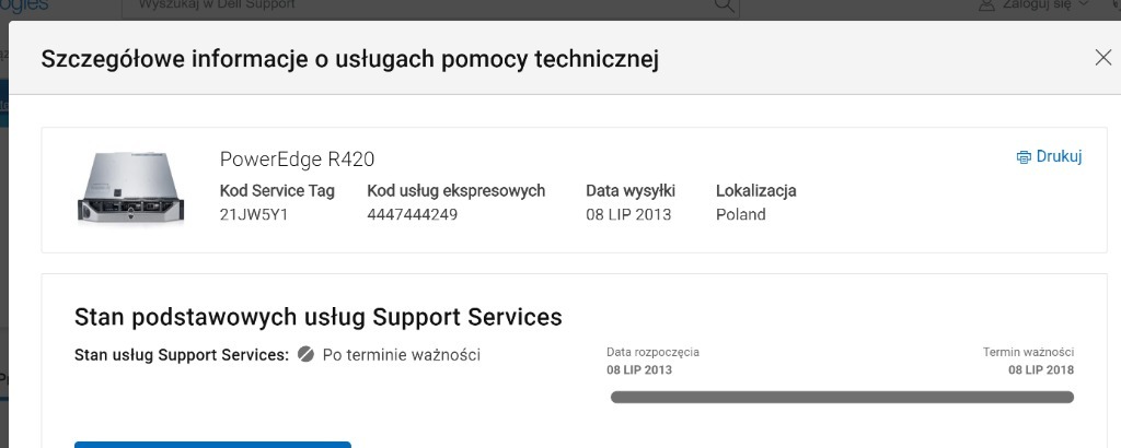 DELL PowerEdge R420 , Service Tag: 31JX5Y1,21JW5Y1 | Warszawa | Kup ...