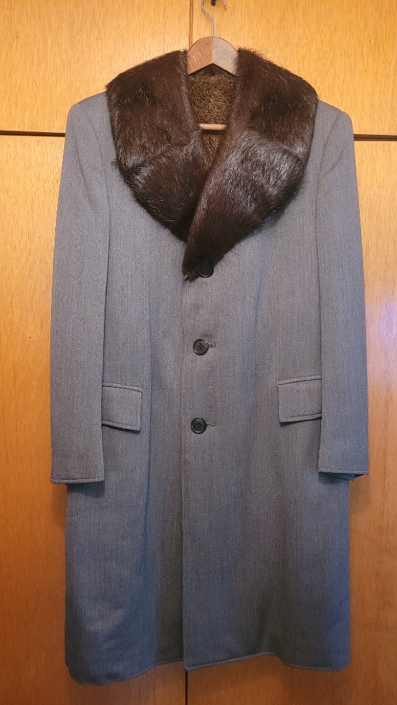 Pelisa płaszcz na futrze jak nowa Prl | Warszawa | Licytacja na Allegro ...