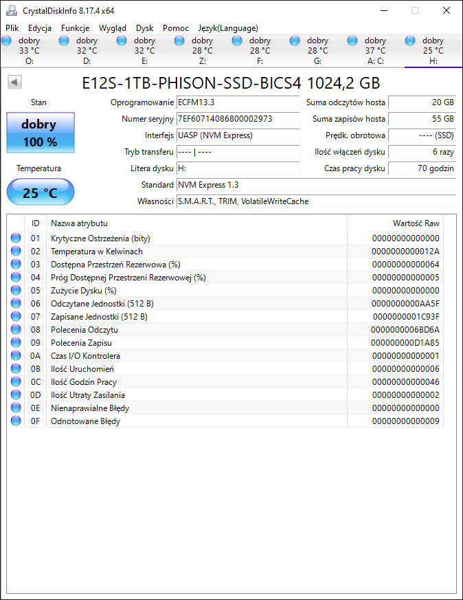 PHISON PS5012-E12S SSD 1 TB | Sosnowiec | Kup teraz na Allegro Lokalnie