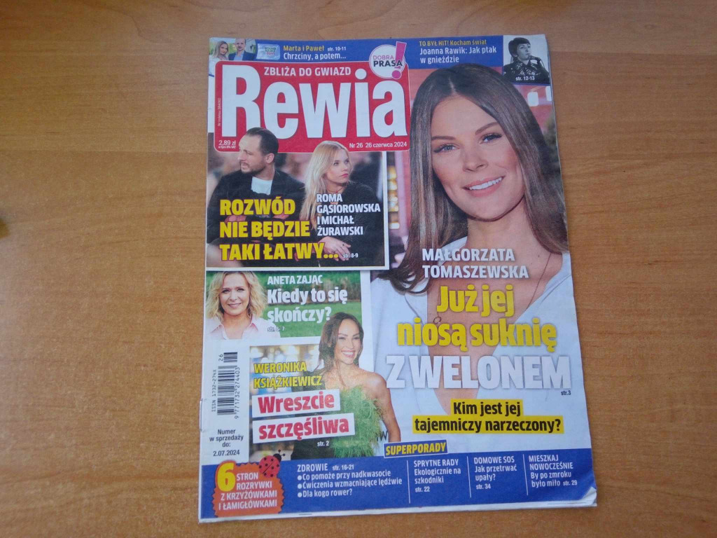 Tygodnik Rewia zbliża do gwiazd nr 26 czerwiec 2024 gazeta | Stara ...