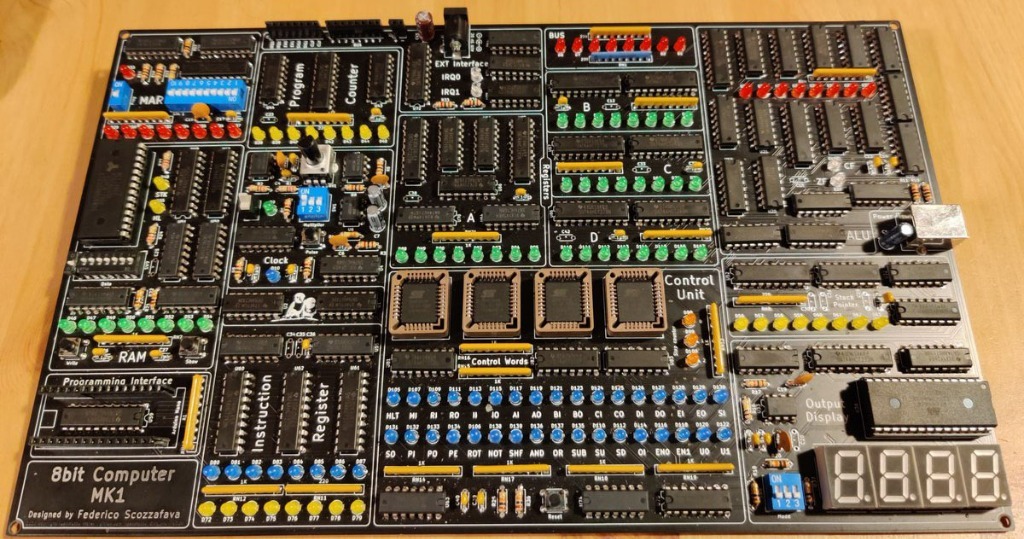 Ben Eater komputer 8-bit - wersja MK1 v2d PCB Only | Warszawa | Kup ...