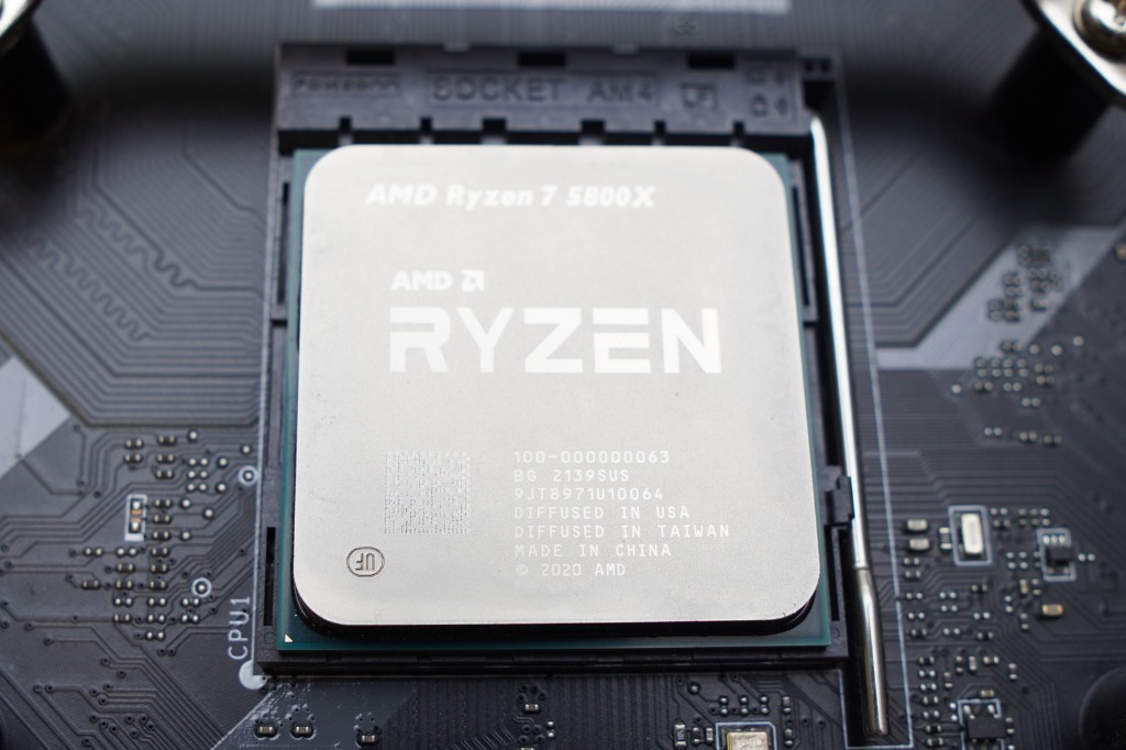 AMD Ryzen 5800X 8-core, 16-Thread Unlocked Desktop Processor ...
