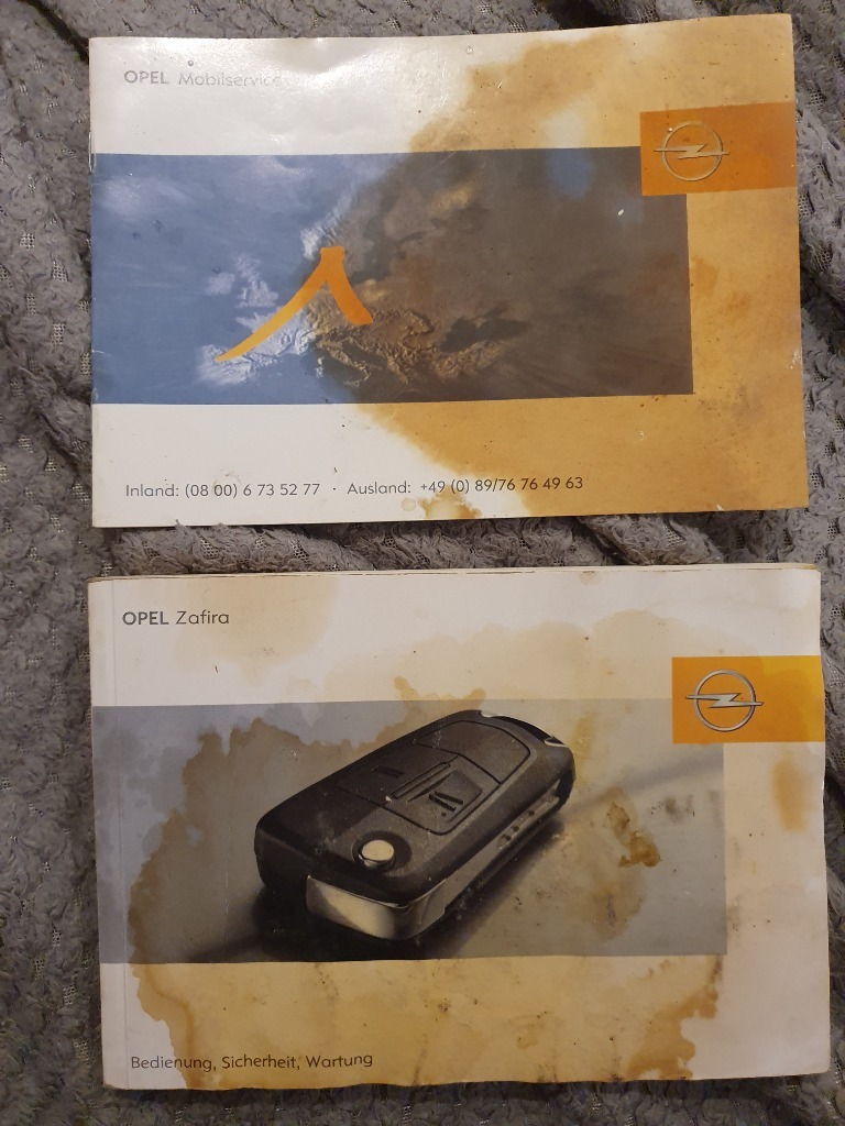Opel Zafira oryginalna instrukcja obsługi | Podwilk | Kup teraz na Allegro Lokalnie