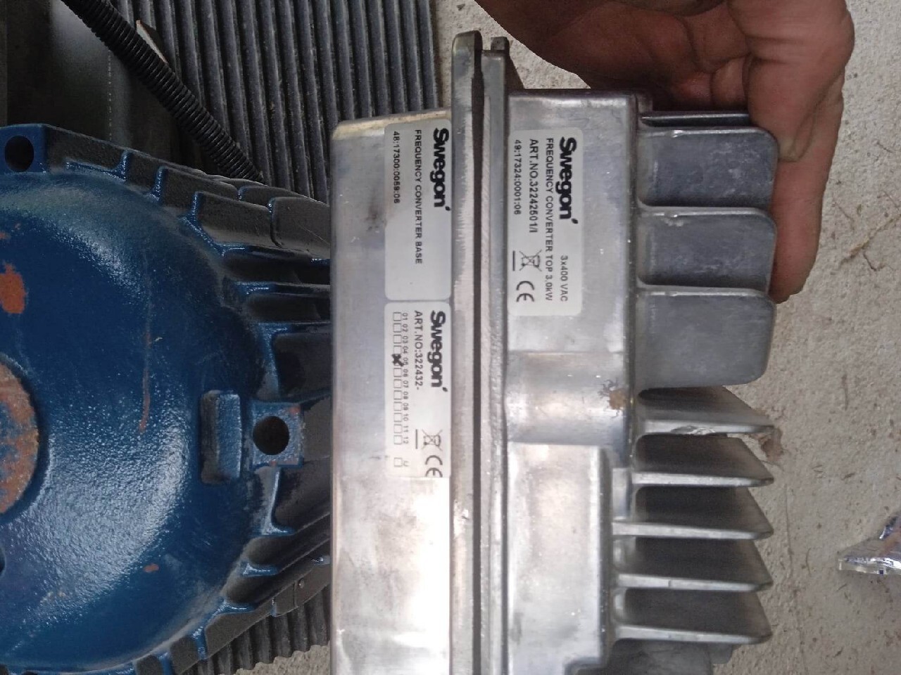 Silnik elektryczny+swegon | Stargard | Licytacja na Allegro Lokalnie