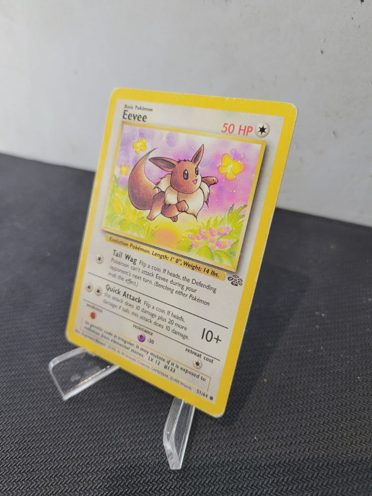 Eevee 51/64 base set 1999 karta pokemon | Warszawa | Licytacja na ...