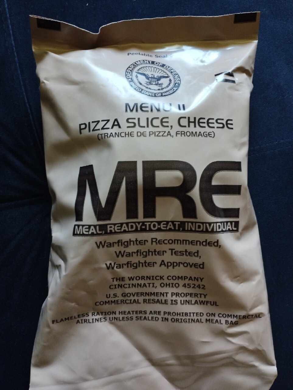 Racje żywnościowe Amerykańskie MRE menu 11 | Bolesławiec | Kup teraz na ...