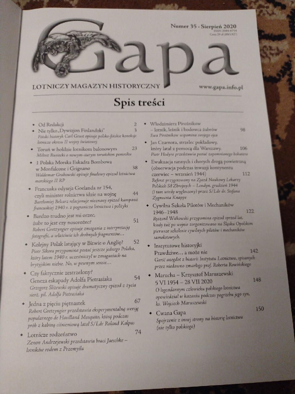 Gapa Lotniczy magazyn historyczny numer 35 | Warszawa | Kup teraz na ...