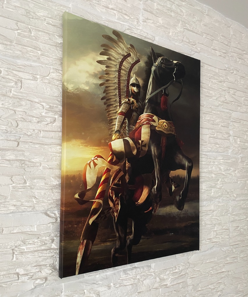 Husarz, Husaria, obraz canvas na ścianę 80x100cm | Wrocław | Kup teraz ...
