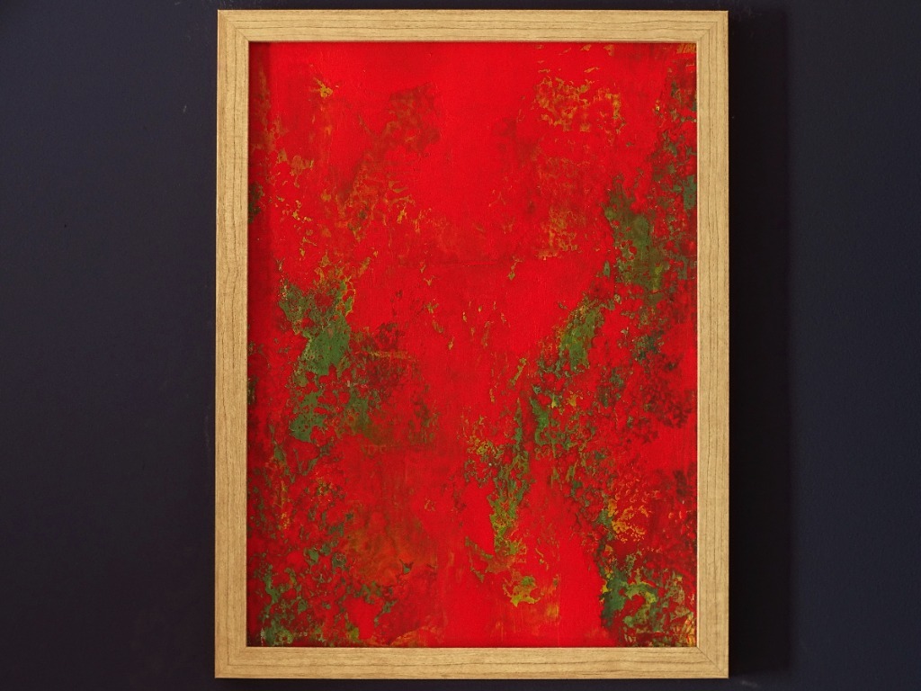 Obraz akrylowy na papierze abstrakcja czerwony | Namysłów | Kup teraz ...