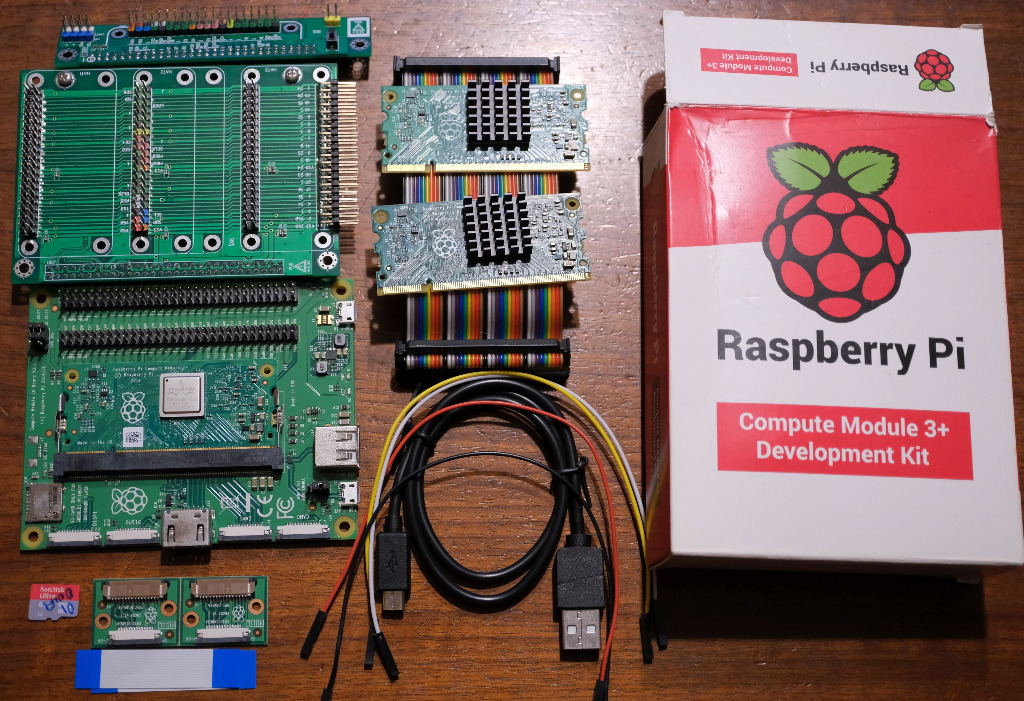 Raspberry Pi Compute Module 3+ eMMC 32GB Development Kit CM3+ CM1 SD ...