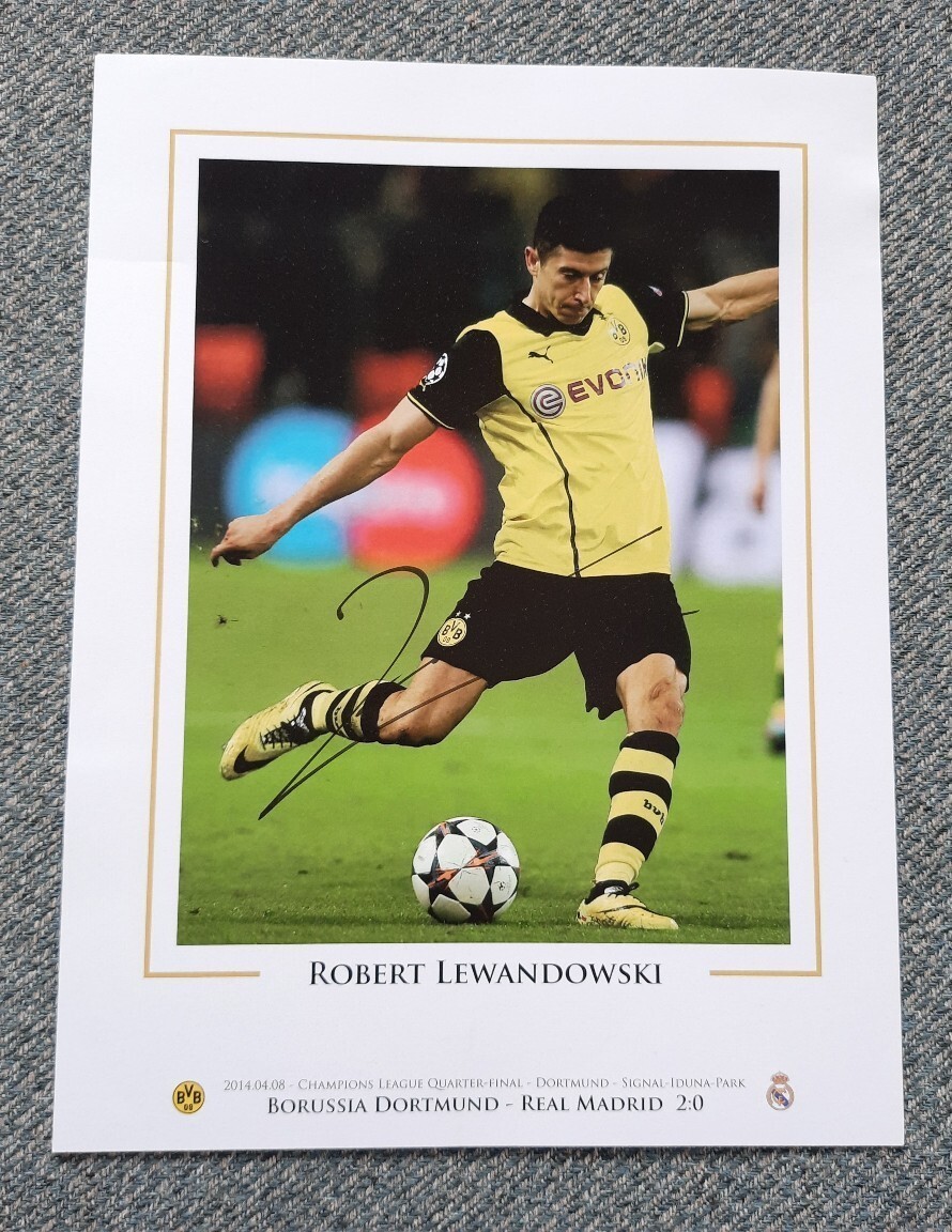 Robert lewandowski autograf - Niska cena na Allegro.pl