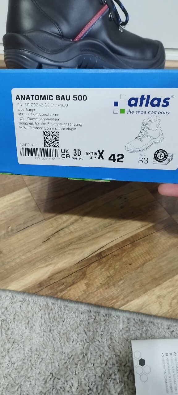 Buty ATLAS Anatomic Bau 500 S3 rozmiar 42 | Turek | Kup teraz na ...