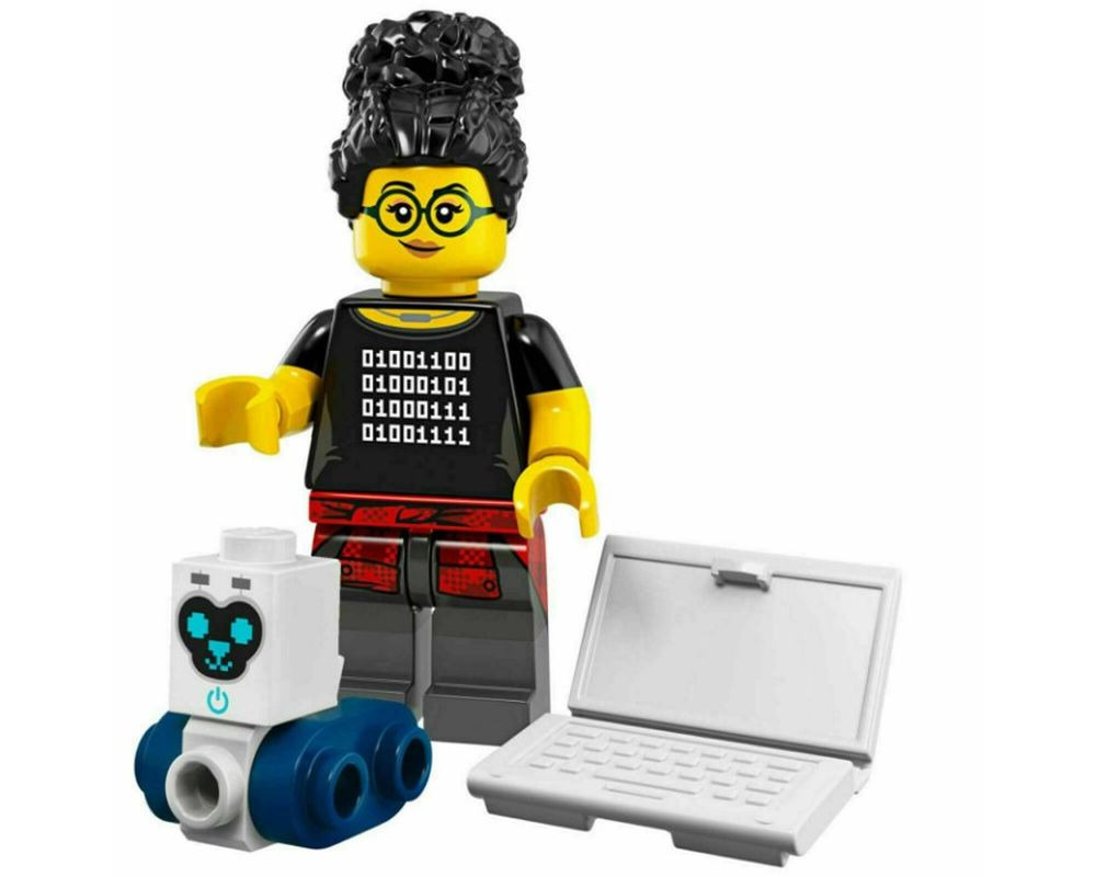 Lego Minifigurka col19-5 Programmer/Programistka | Warszawa | Kup teraz ...