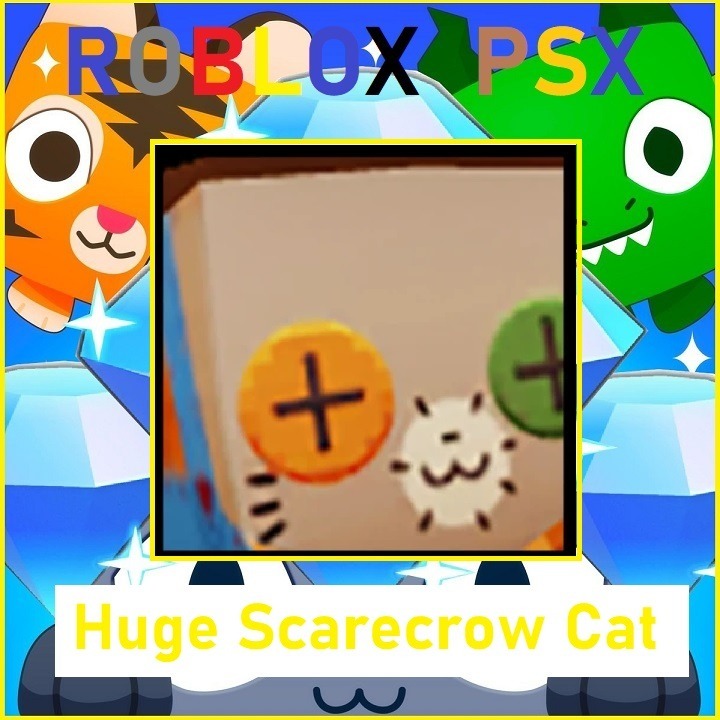 ROBLOX Huge Scarecrow Cat Pet Simulator X PSX GEMS | Gorzów | Kup teraz ...