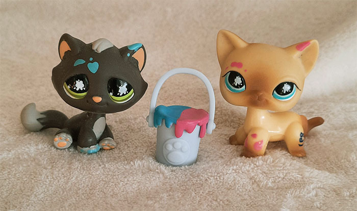 LPS Littlest Pet Shop kotek #815 i #816 Hasbro | Słubice | Kup teraz na ...