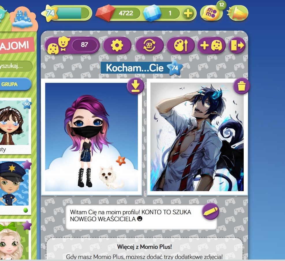 Konto momio lvl 75 UNIKAT gra | Tarnów | Kup teraz na Allegro Lokalnie