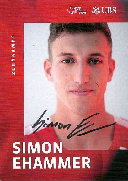 Ehammer Simon lekkoatletyka 3 MŚ autograf | Ruda Śląska | Kup teraz na ...