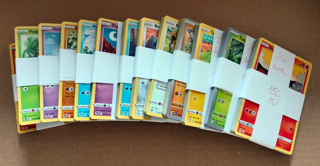 Pokemon Repack Booster 20 kart (15C+5U) - KARTY JAK NOWE | Warszawa ...