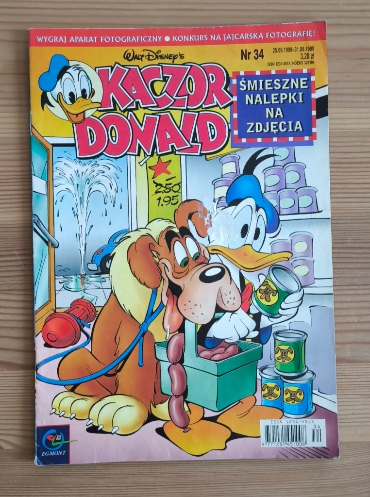 Kaczor Donald nr czasopismo dla dzieci nr 34/99 | Piaseczno | Kup teraz ...